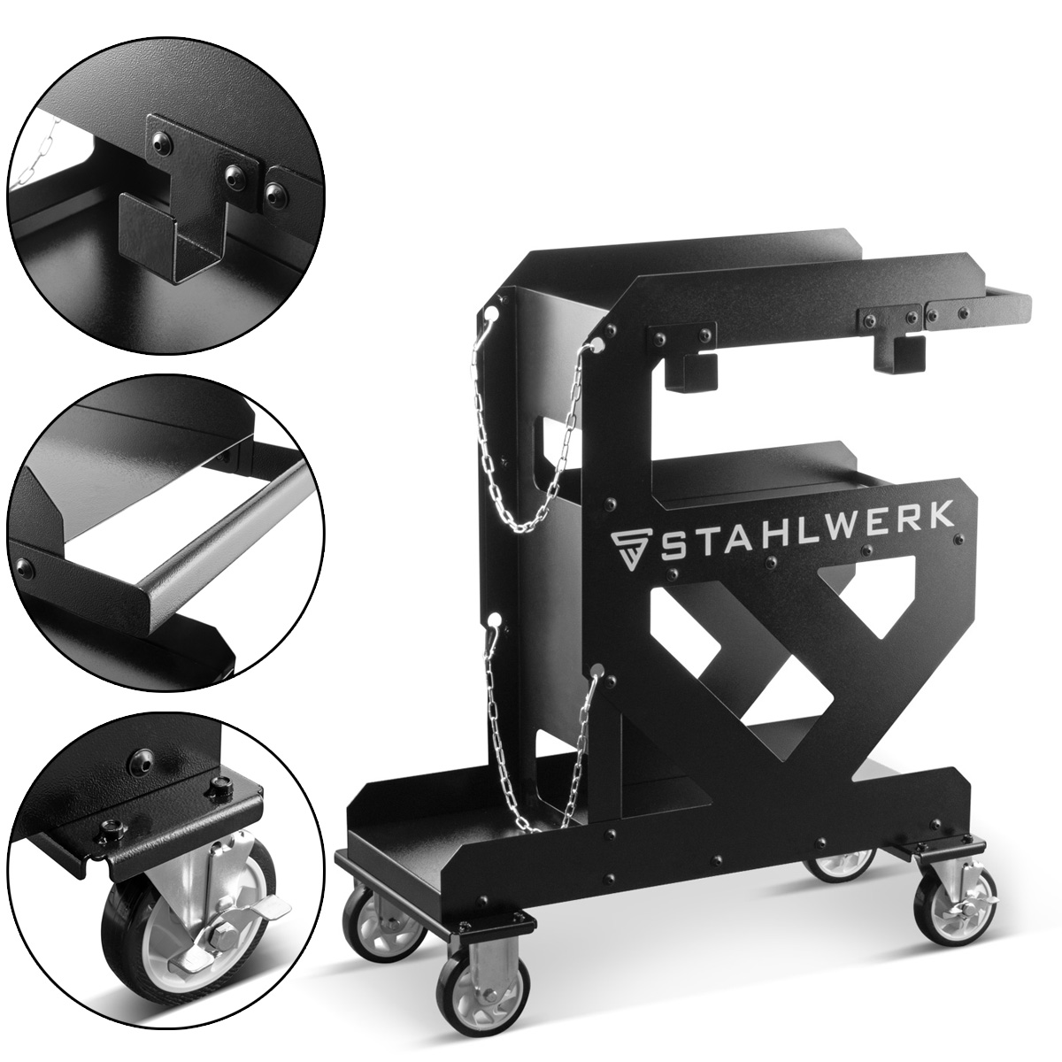 STAHLWERK Schweißwagen schwarz mit 1,5 mm Wandstärke, 219,99