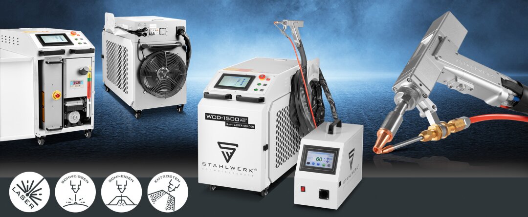 Präzise Laser-Schweißgeräte zum Schweißen, Schneiden und Entrosten