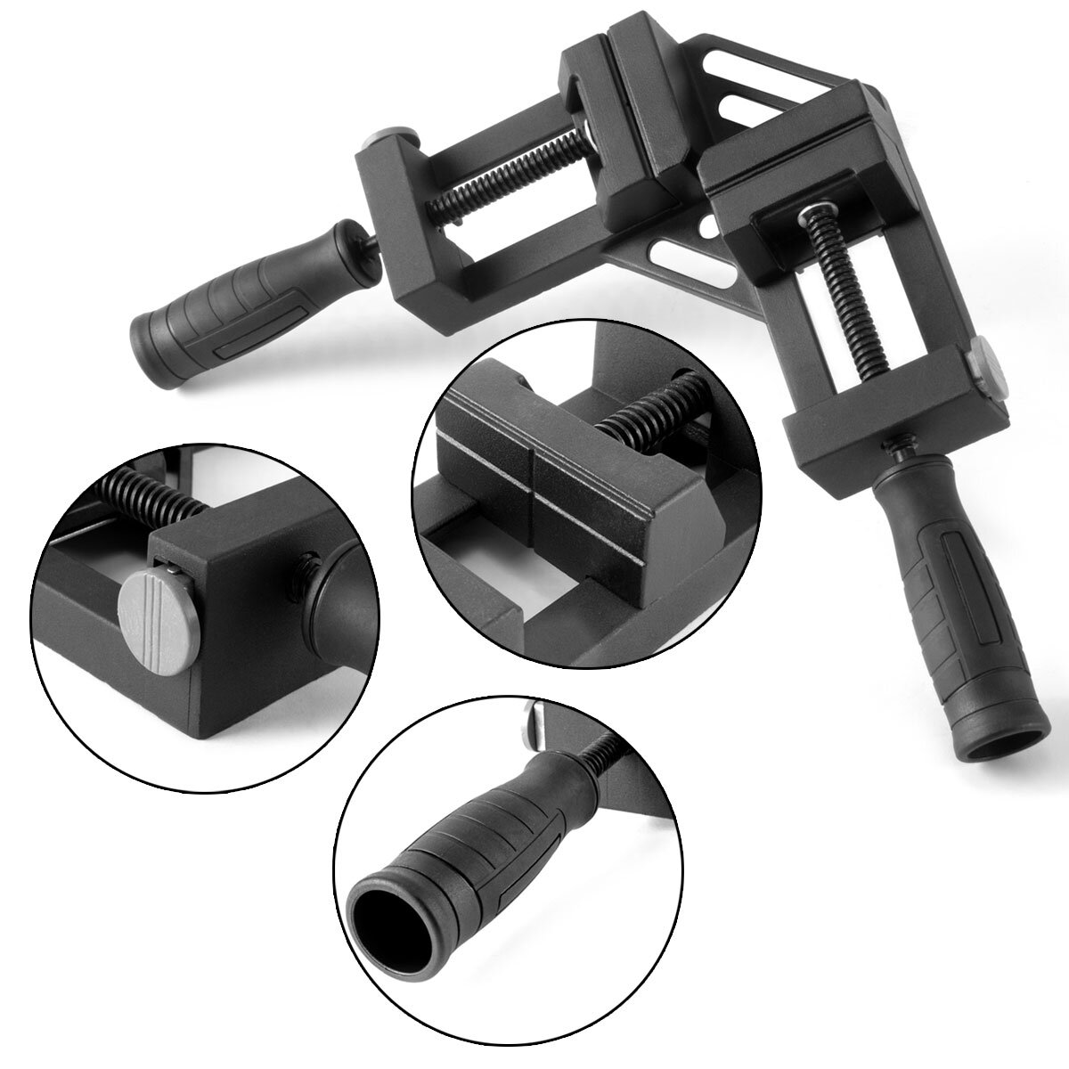 Pinza angular de doble empuñadura Ancho de sujeción 65mm, 20,69