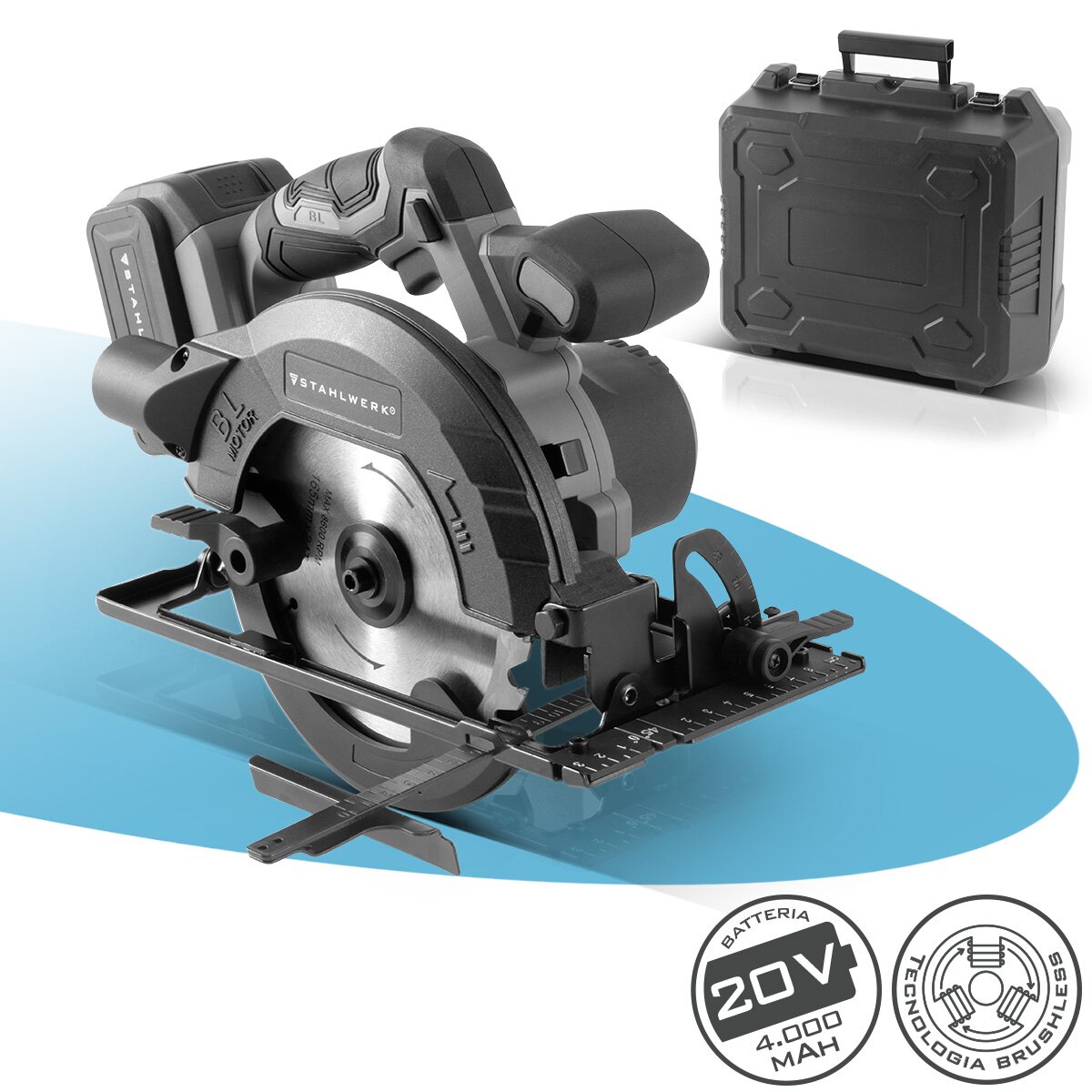 STAHLWERK AKS-20 ST Brushless Akku-Kreissäge 900 Watt, 119,99