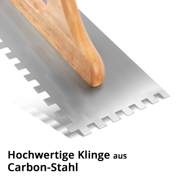 STAHLWERK Glättekelle 140 x 500 mm Putzkelle Traufel Glattkelle Rechte ...