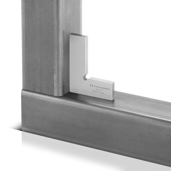 STAHLWERK Flachwinkel 90° DIN 875 1 Schlosserwinkel Anschlagwinkel, 1,00