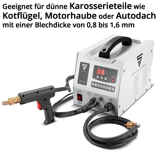 STAHLWERK Ausbeulspotter 3.000 W Dellenlifter Punktschweißgerät Smart ...