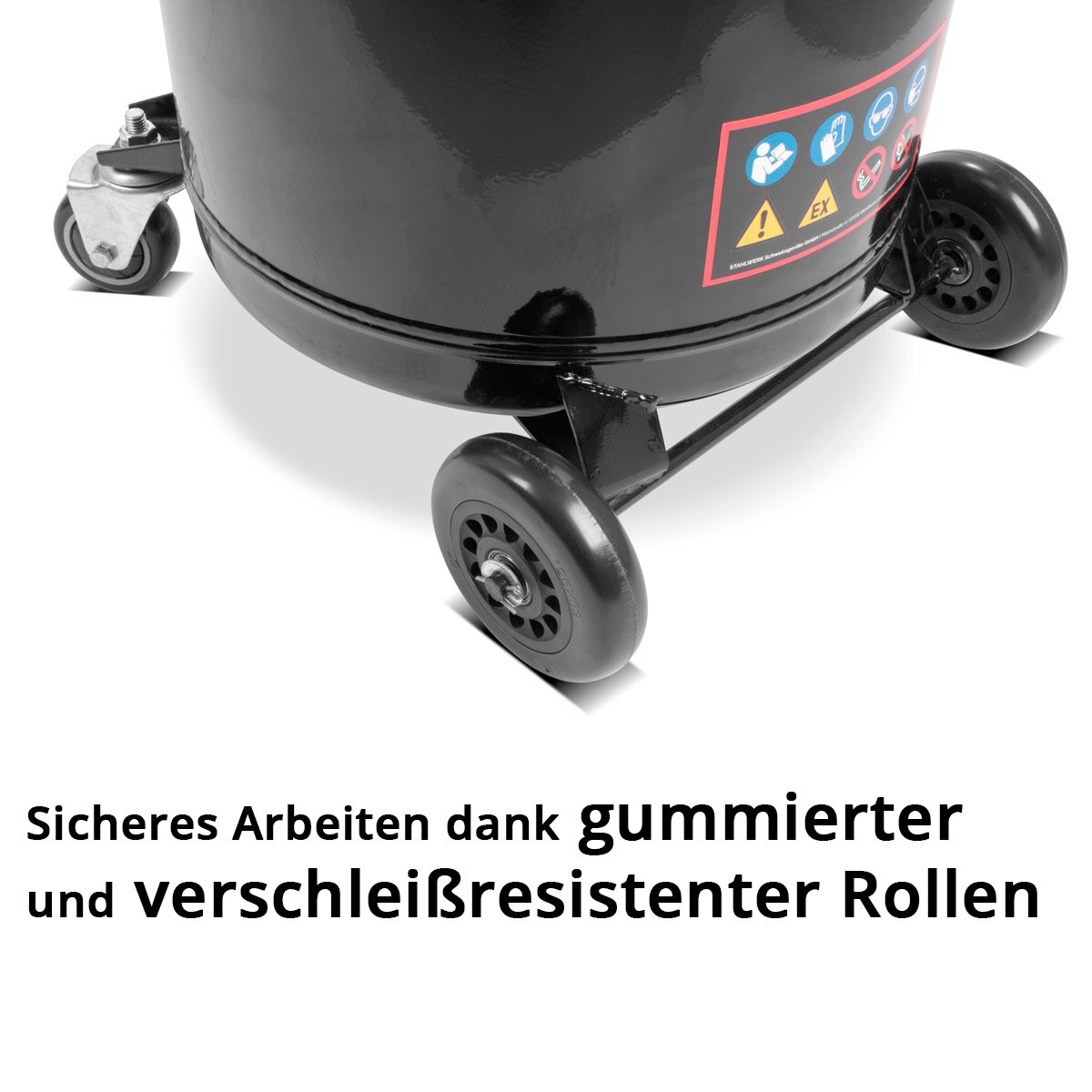 STAHLWERK Ölabscheider 80 l Öl Auffangbehälter Ölauffangwagen Ölablass ...