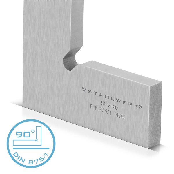 STAHLWERK Flachwinkel 90° Set DIN 875 1 Schlosserwinkel Anschlagwinkel ...