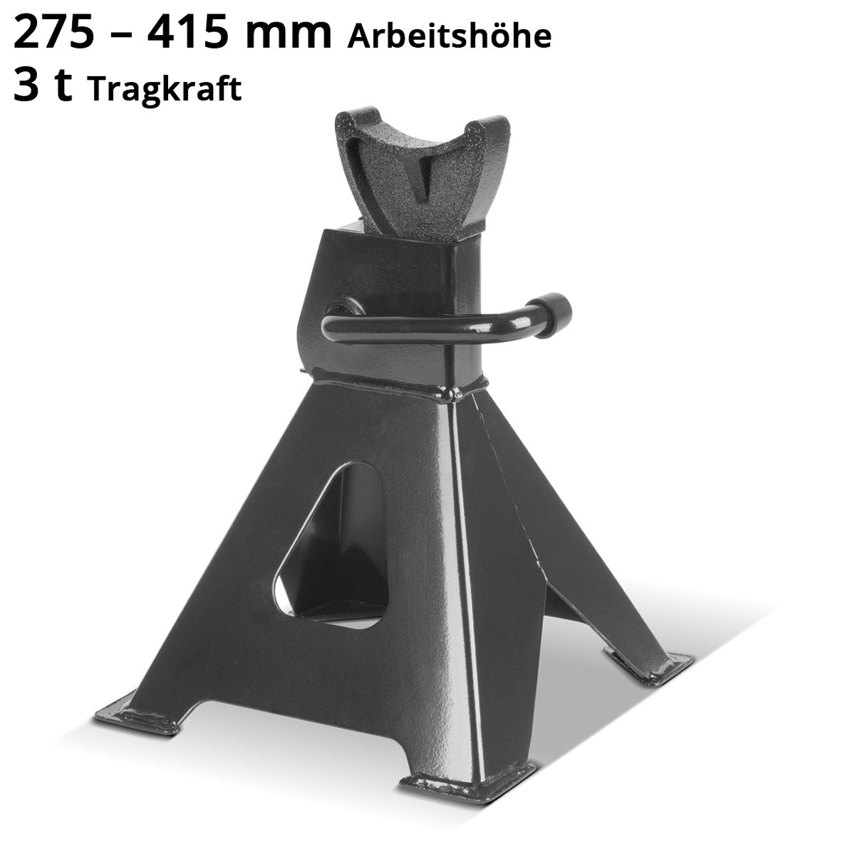 STAHLWERK Unterstellbock 2er Set 3 t 275 – 415 mm Kfz Abstellbock Stüt ...