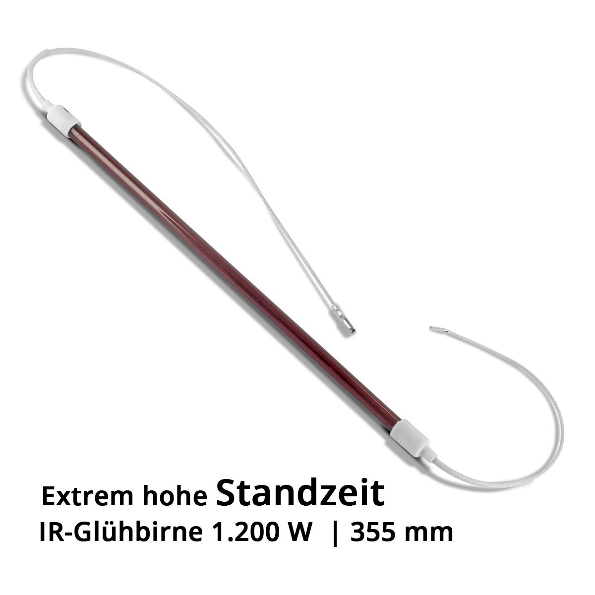 STAHLWERK IR-lamppu 1200 W 355 mm Infrapunamaalikuivain Spotlight-kuiv ...