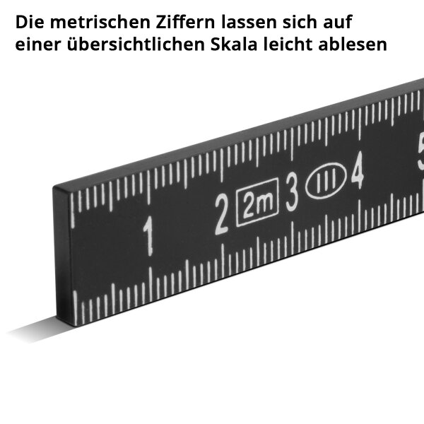 STAHLWERK folding rule set of 3 1 2 3 m plastic folding rule meter rul ...