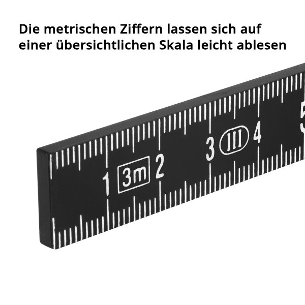 STAHLWERK folding rule set of 3 3 meter plastic folding ruler folding ...