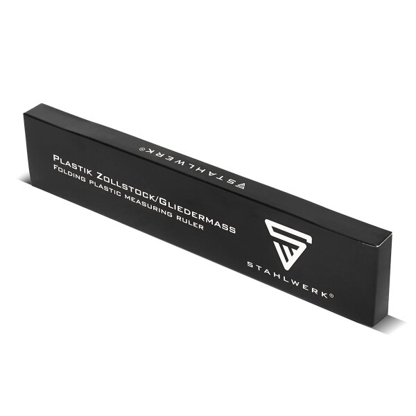 STAHLWERK folding rule set of 3 3 meter plastic folding ruler folding ...