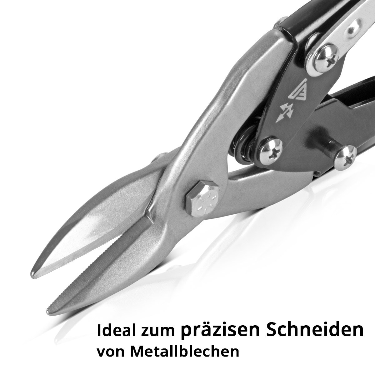 STAHLWERK Blechschere gerader Schnitt Metallschere Blechschneider, 16,99