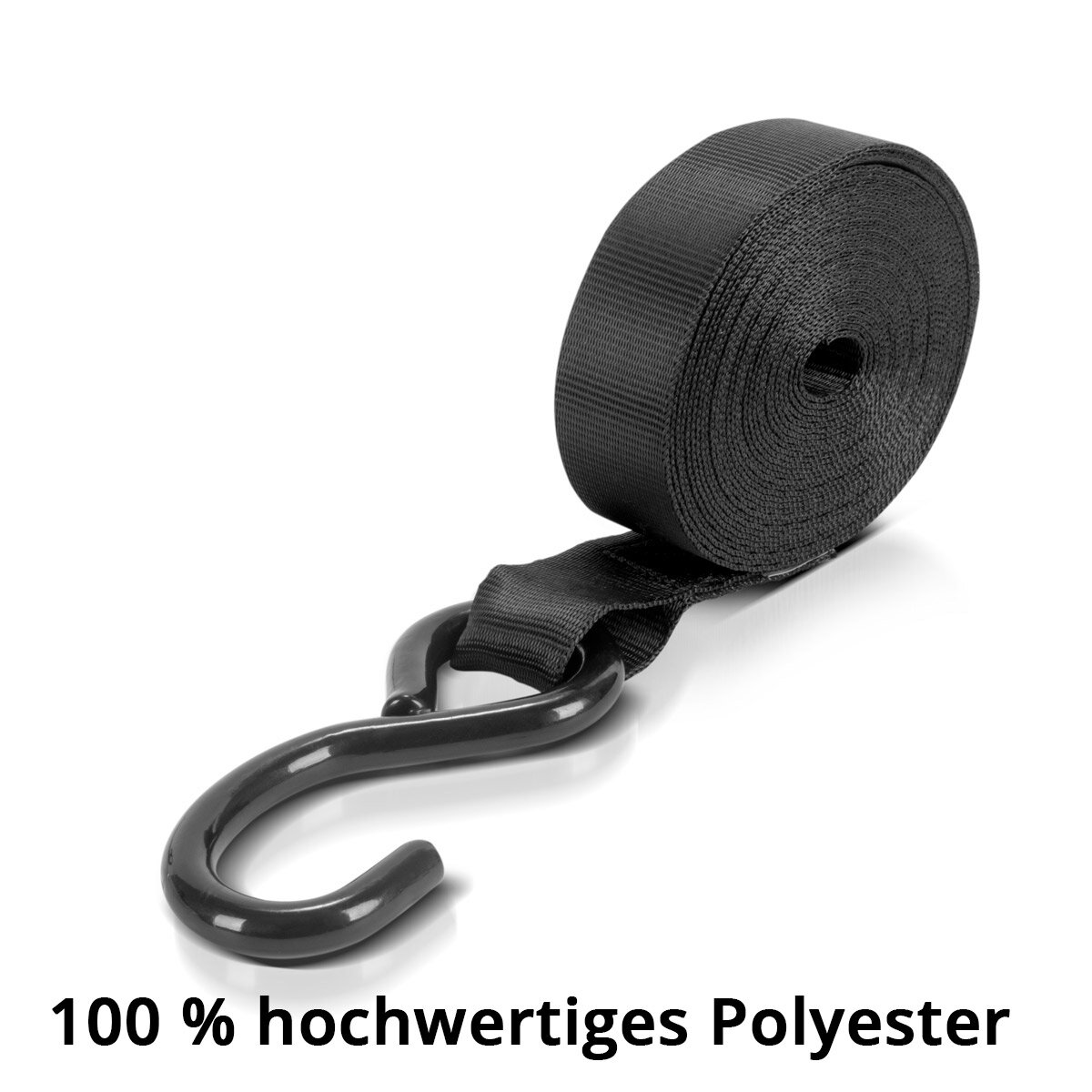 STAHLWERK Ratschengurt 8er Set 800 kg 5 m x 25 mm Spanngurt Zurrgurt m ...