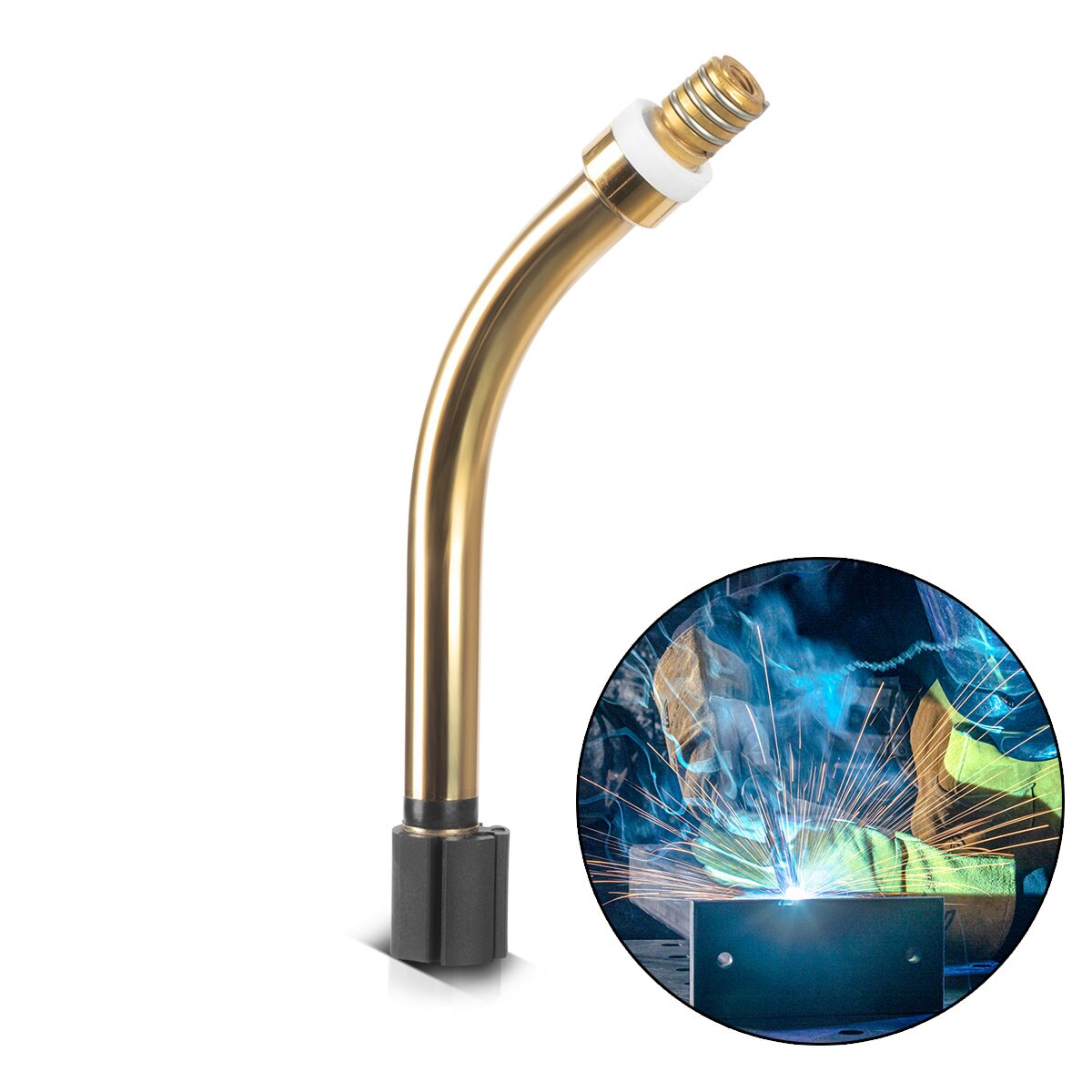 STAHLWERK MIG MAG torch neck AK15 MB15 for MIG MAG welding torch hosep ...