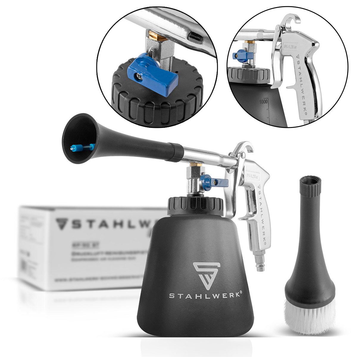 STAHLWERK compressed air cleaning gun with tornado effect Blow-out gun ...