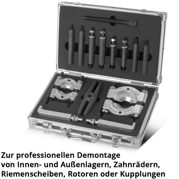 STAHLWERK Lagerabzieher Set 14-tlg Abzieher Satz für Innen- und Außenl ...