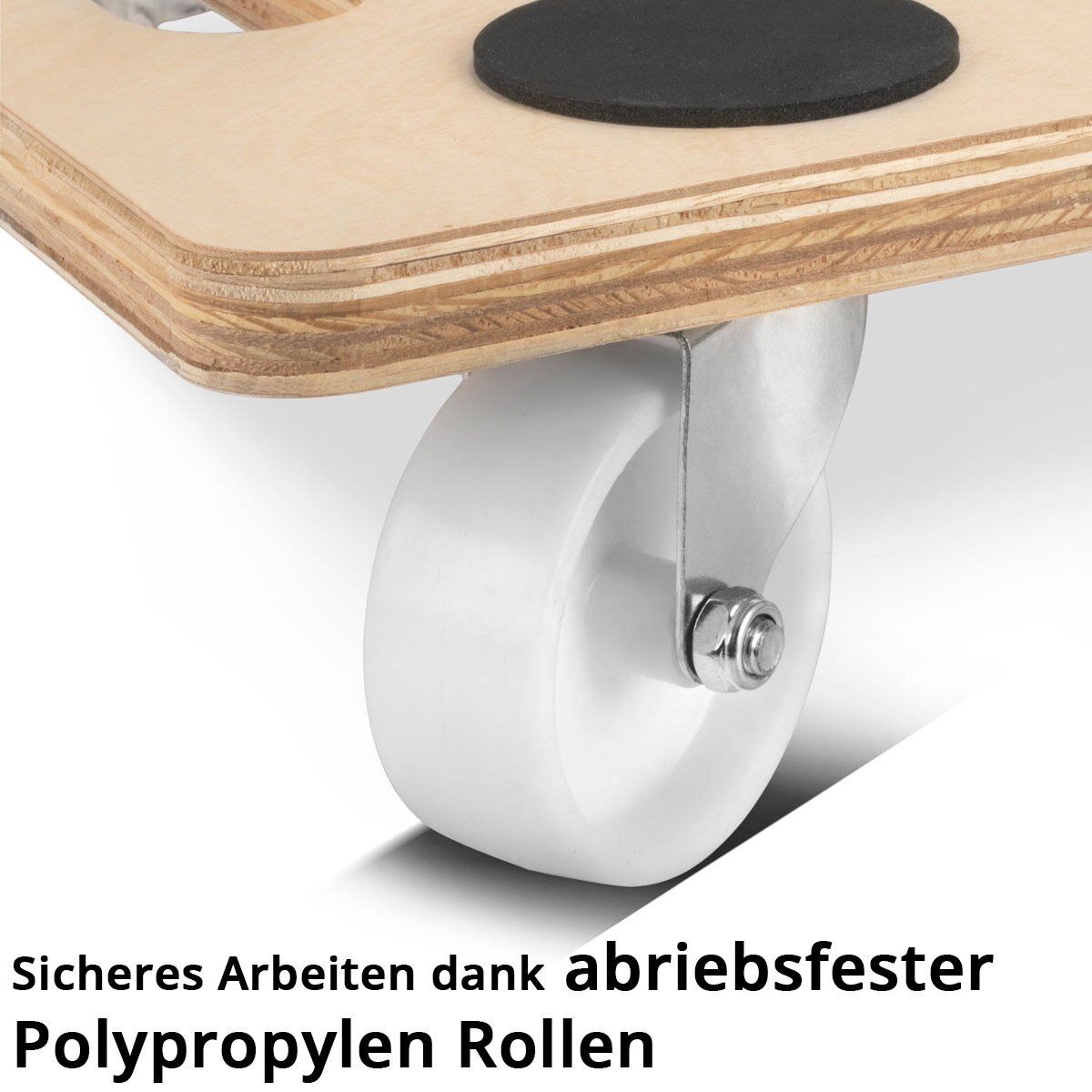 STAHLWERK trolley with handle up to 250 kg 58x29 cm rolling board Tran ...