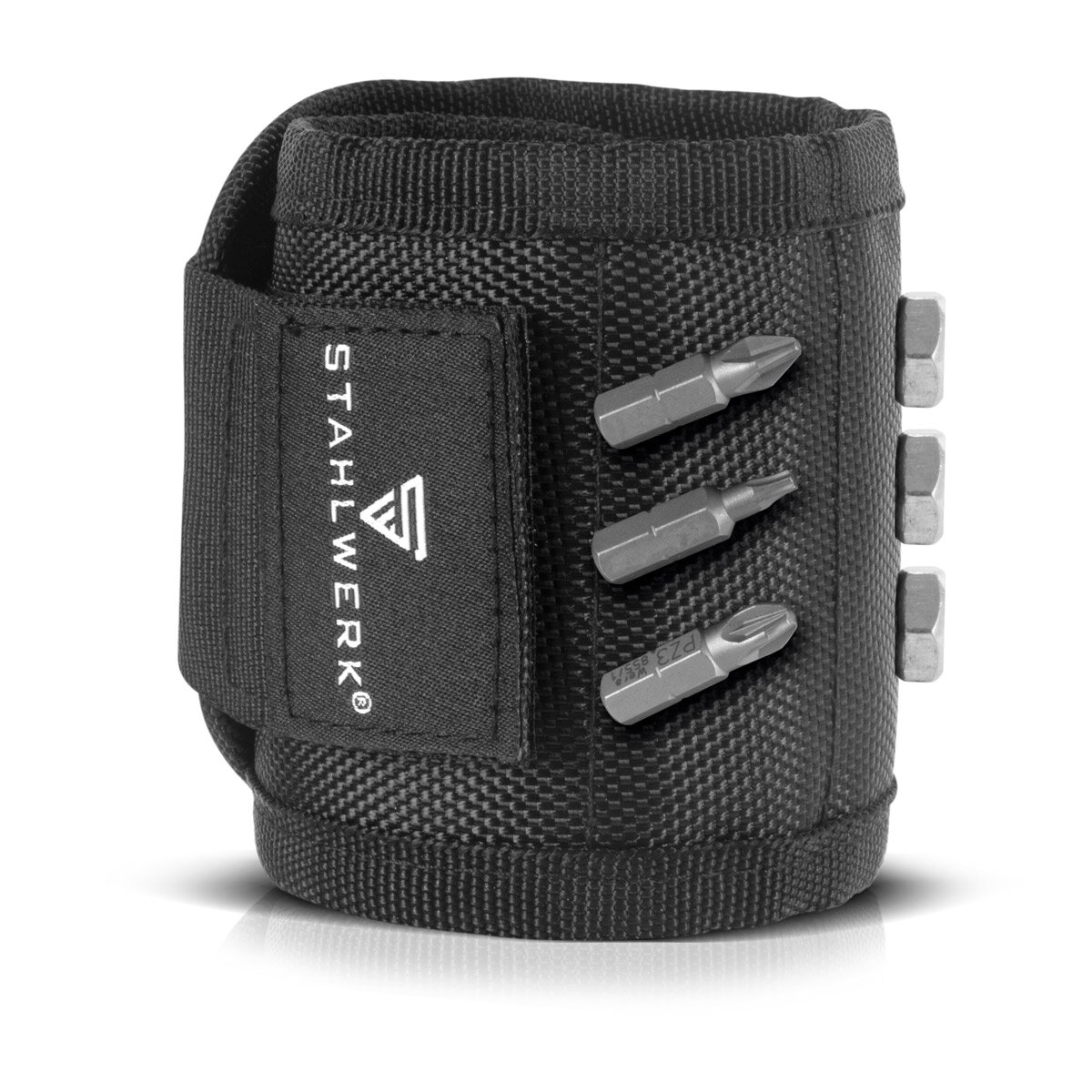 STAHLWERK magneetarmband voor doe-het-zelvers en ambachtslieden met kl ...