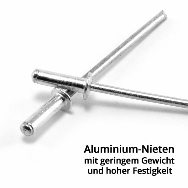 STAHLWERK Nietmuttern- und Blindnietenzangen Set 2-in-1 Nietzange Niet ...