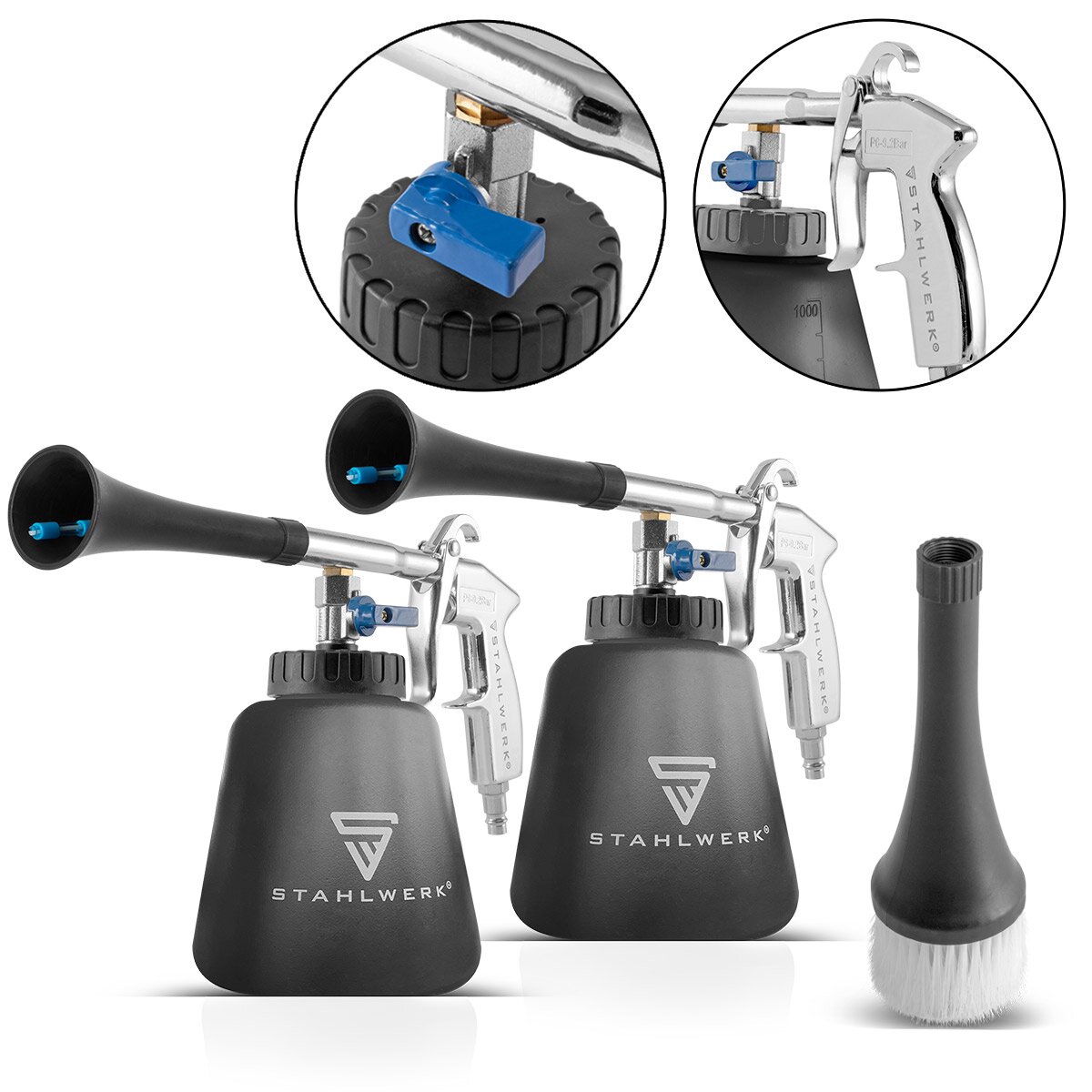 STAHLWERK Kehrmaschine 650 mm 20 l manuelle Bodenkehrmaschine Handkehr ...