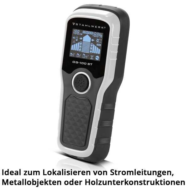 STAHLWERK locating device wall scanner metal detector line detector st ...